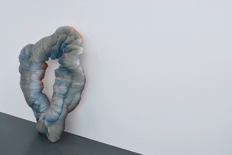 Blue Vortex Sculpture by Iris Bouwmeester | Saatchi Art