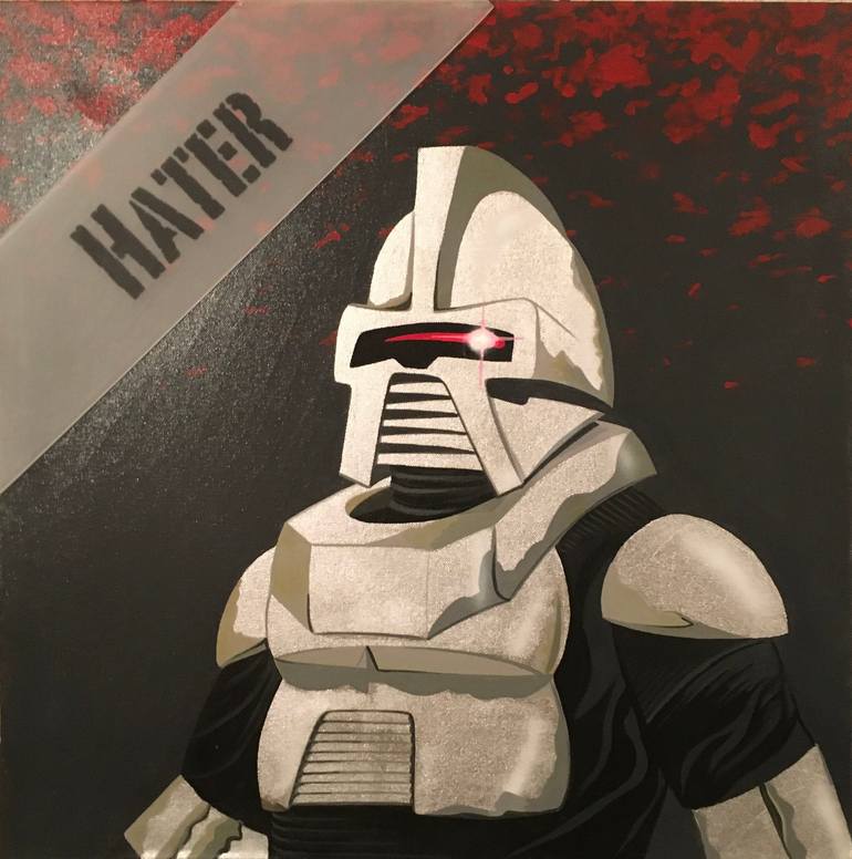 Hater Painting by Trevor Chowning | Saatchi Art