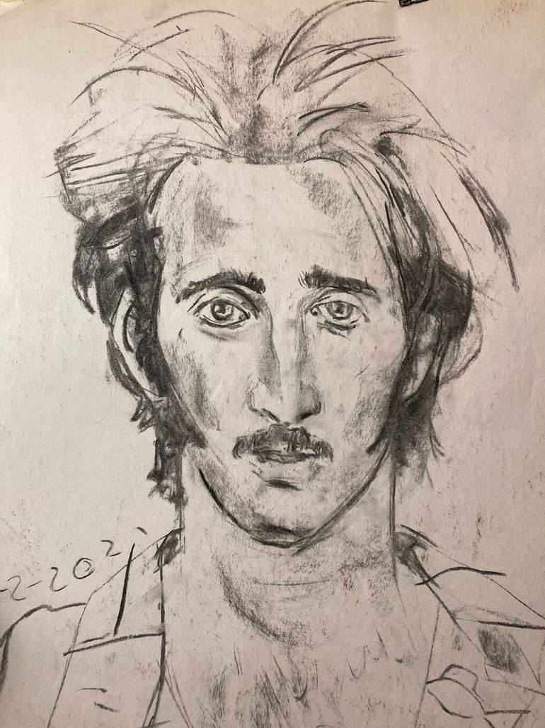 Nicolas Cage Drawing by Bill Koeb | Saatchi Art