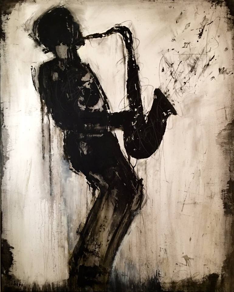 Let it Out!-instrumental series Painting by Joseph Raymond | Saatchi Art