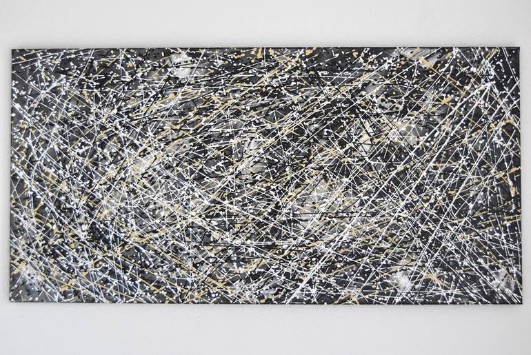 Pollock's style! Painting by Astrid Stoeppel | Saatchi Art