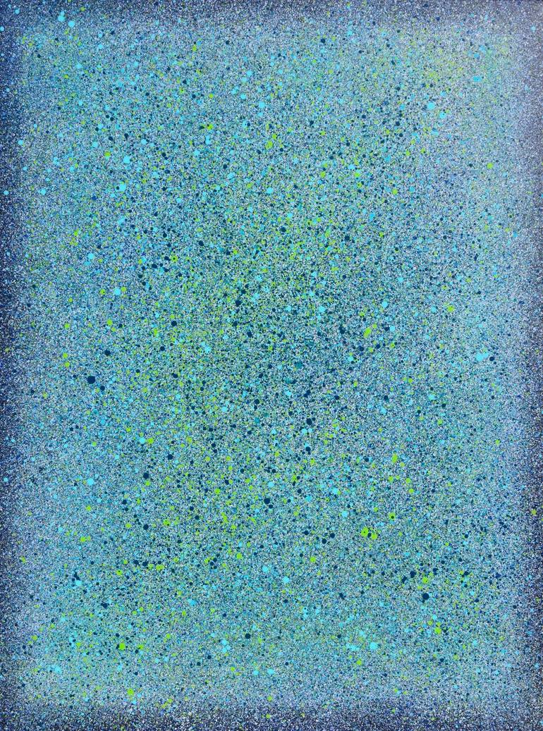 Two-tone colorfield! Painting by Astrid Stoeppel | Saatchi Art