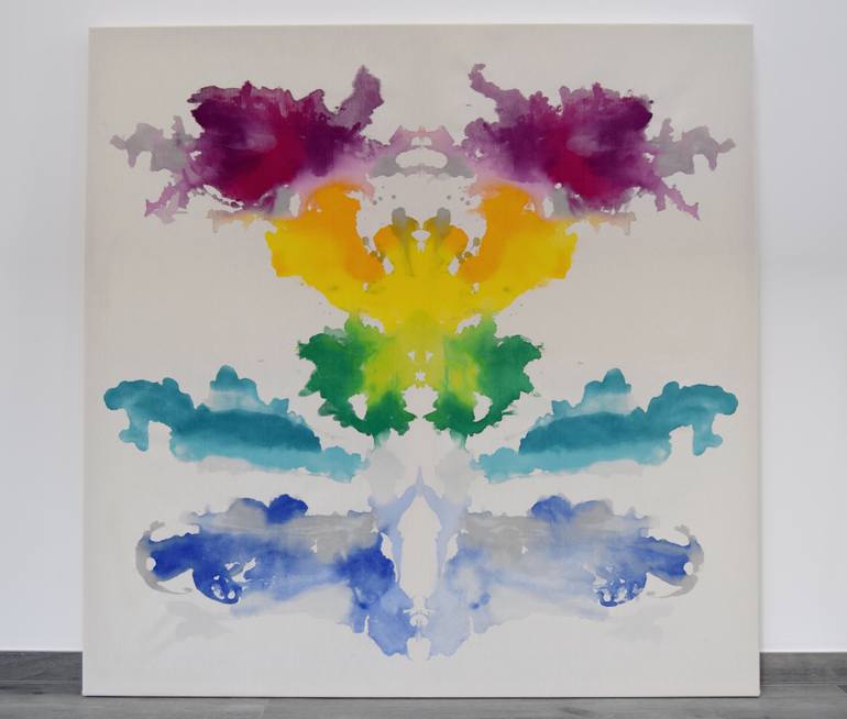 Mirroring #5 Painting by Astrid Stoeppel | Saatchi Art