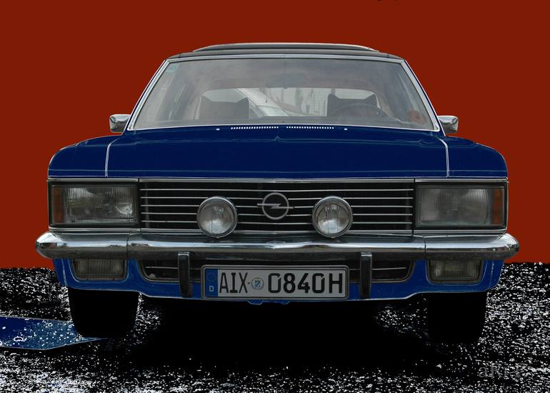 Opel Admiral 2.8 Liter E (B-Version) in black & blue 2 Photography by ...