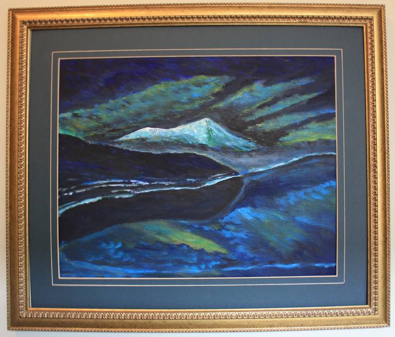Northern Lights Painting by EM Walsh | Saatchi Art