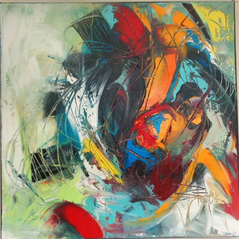 COLOR GAME Painting by Sonja Brzak | Saatchi Art