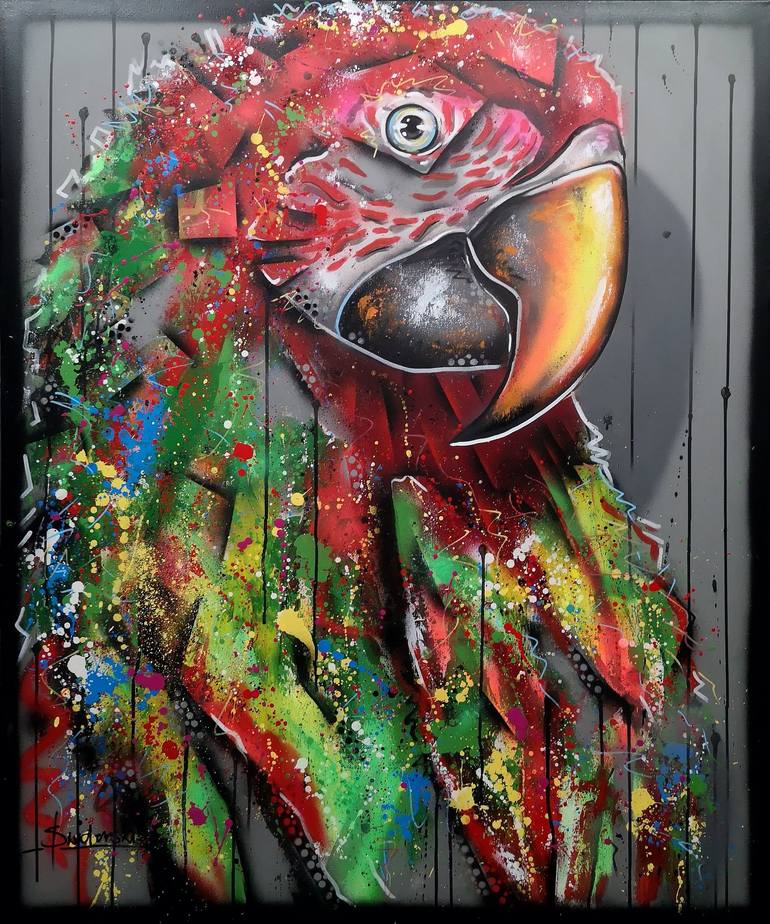 Ara Painting by Paweł Świderski | Saatchi Art