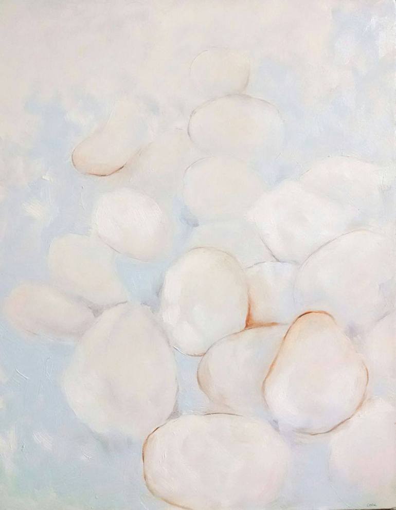 River Rocks Painting by Tracy Riggio | Saatchi Art