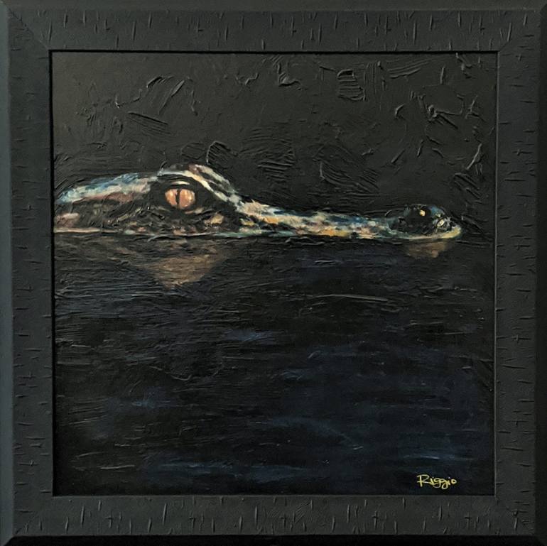 Gator IV Painting by Tracy Riggio | Saatchi Art