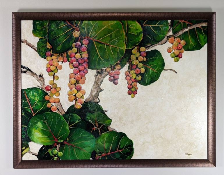 Sea Grapes IV Painting by Tracy Riggio | Saatchi Art Australia
