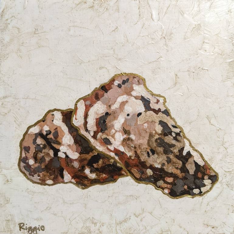 Oyster Shells Painting by Tracy Riggio | Saatchi Art