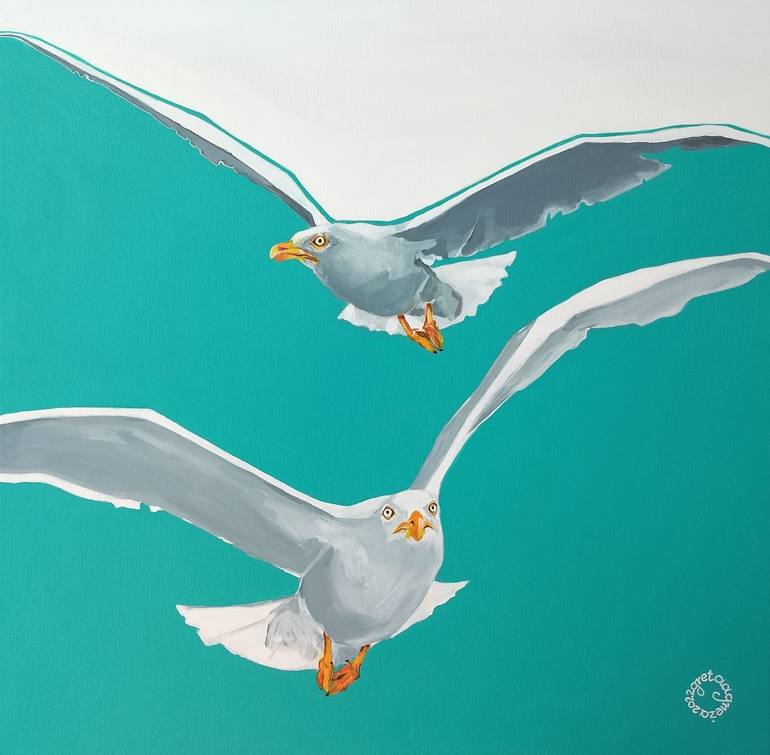 Mewy Painting by Greta Agneza - Siemczuk | Saatchi Art