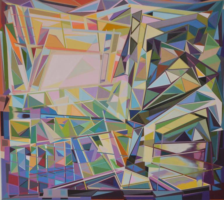 New construction techniques Painting by peter marin | Saatchi Art