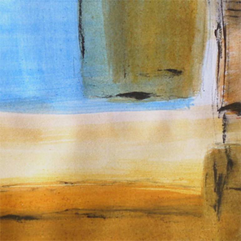 blue-brown Painting by Monika Medam | Saatchi Art