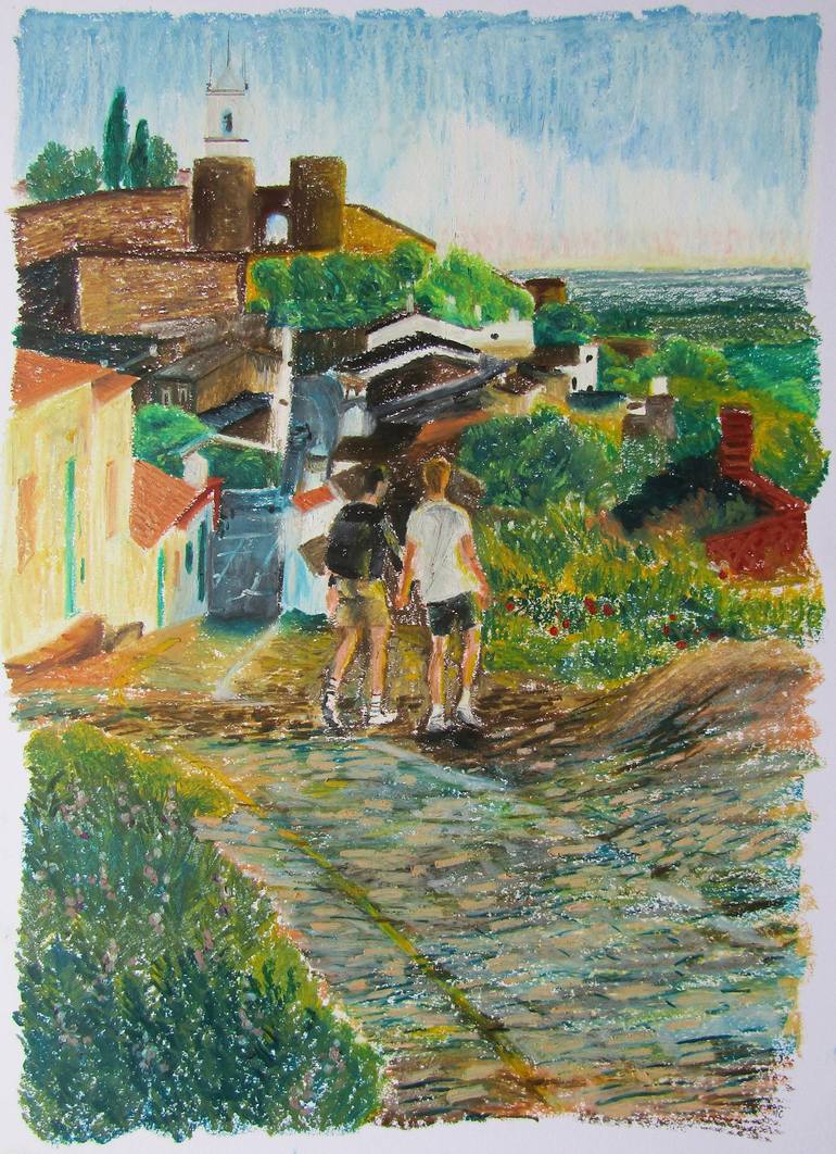 Remo & Matt Drawing by Mary Cinque | Saatchi Art