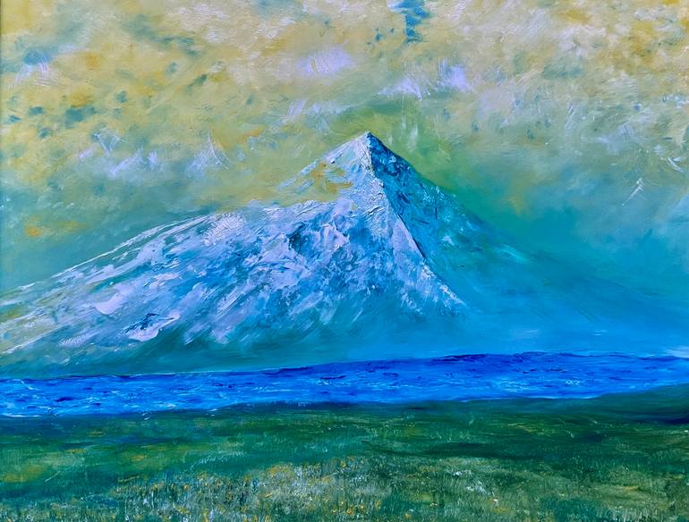 Snow Storm Painting by Willy Dahm | Saatchi Art