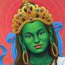 Green Tara Painting by Robert B Porter | Saatchi Art