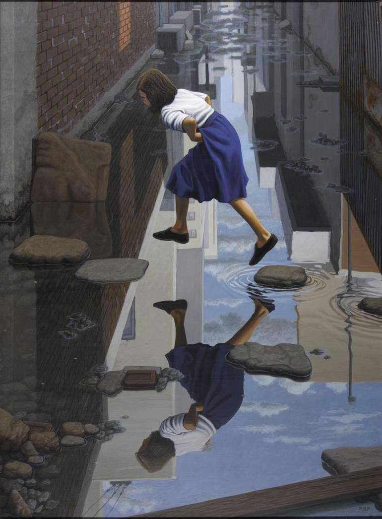 Monsoon Painting by Robert B Porter | Saatchi Art