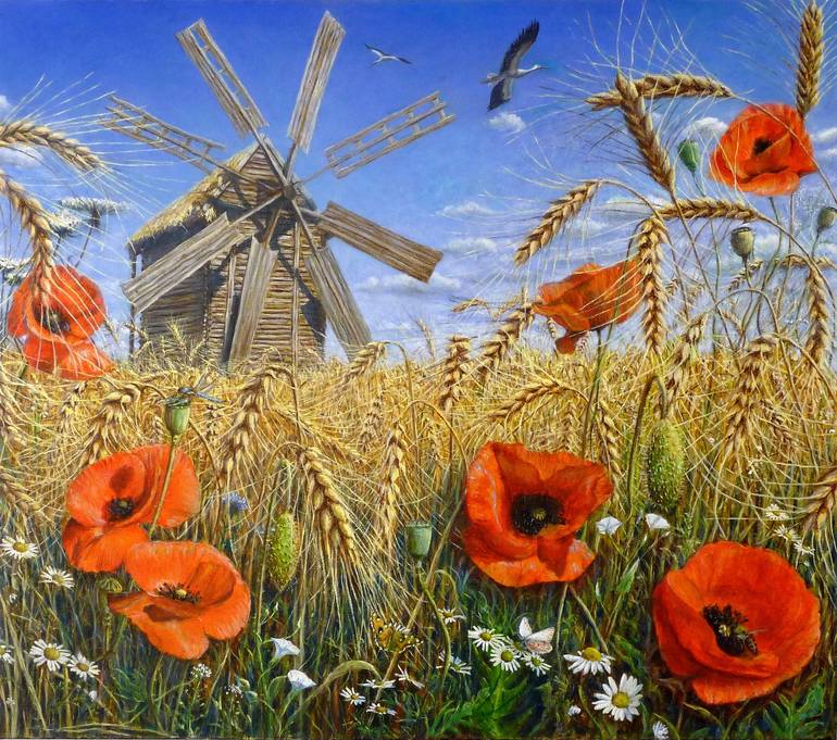 Mill Painting by Alessandro Remi | Saatchi Art