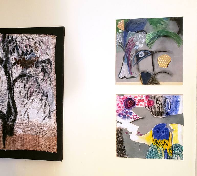 King Arthur of the Blue Beard Collage by Tamara Wasserman | Saatchi Art