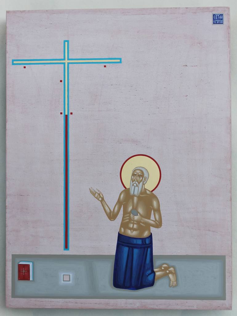 Saint Hieronimus Painting by Danylo Movchan | Saatchi Art