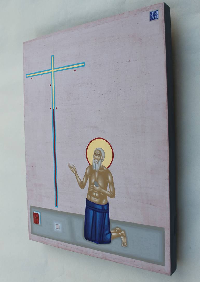 Saint Hieronimus Painting by Danylo Movchan | Saatchi Art