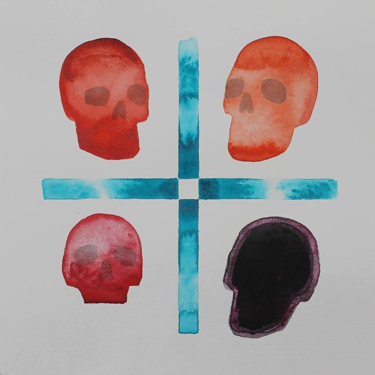 Crosses Skulls Drawings