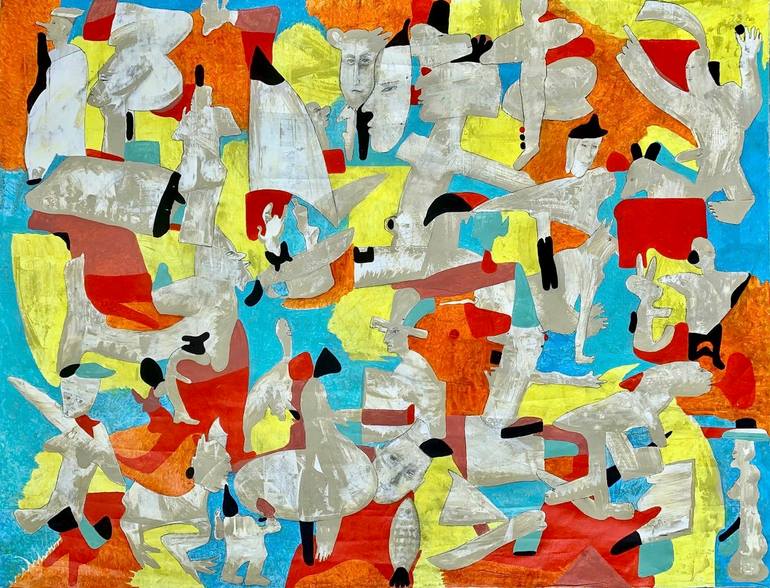 Masca Painting by Bang and Lessin | Saatchi Art