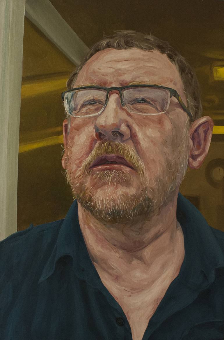 First and the last painting of Dad Painting by Roscoe Foy | Saatchi Art