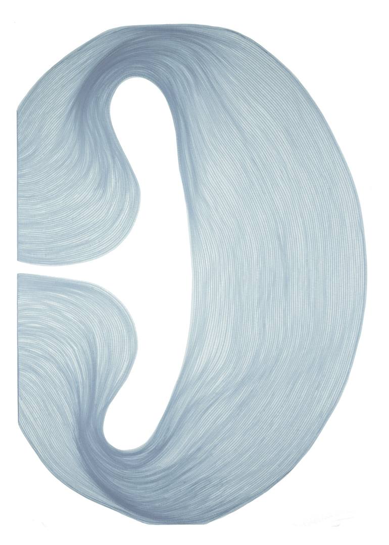 Glacial Smoke Ring Drawing by Lali Torma | Saatchi Art