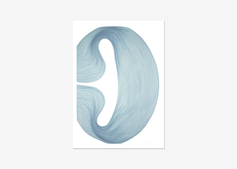 Glacial Smoke Ring Drawing by Lali Torma | Saatchi Art
