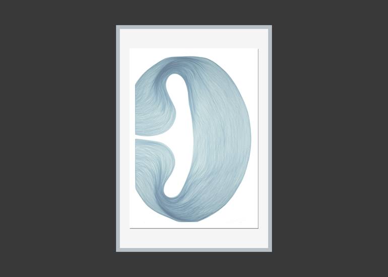Glacial Smoke Ring Drawing by Lali Torma | Saatchi Art