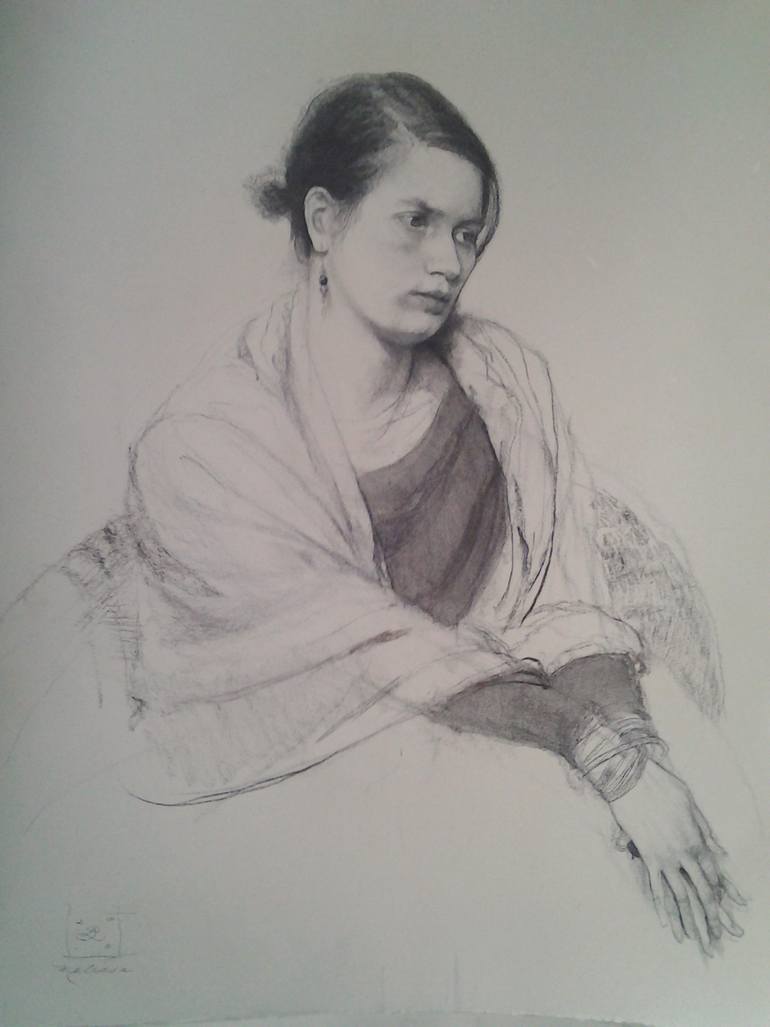 Wistful Drawing by Benjamin F Long Iv | Saatchi Art