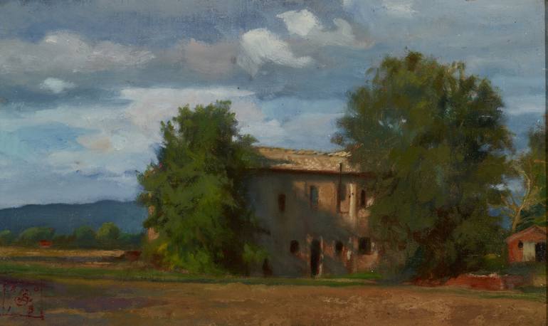 Abandoned Villa Painting by Benjamin F Long IV | Saatchi Art