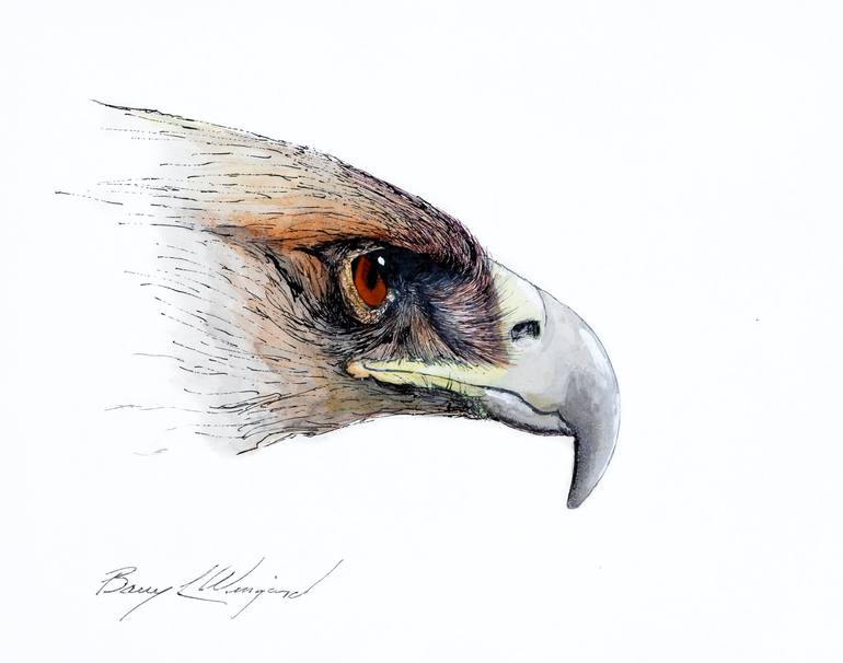 Golden Warrior Painting by Barry Wingard | Saatchi Art