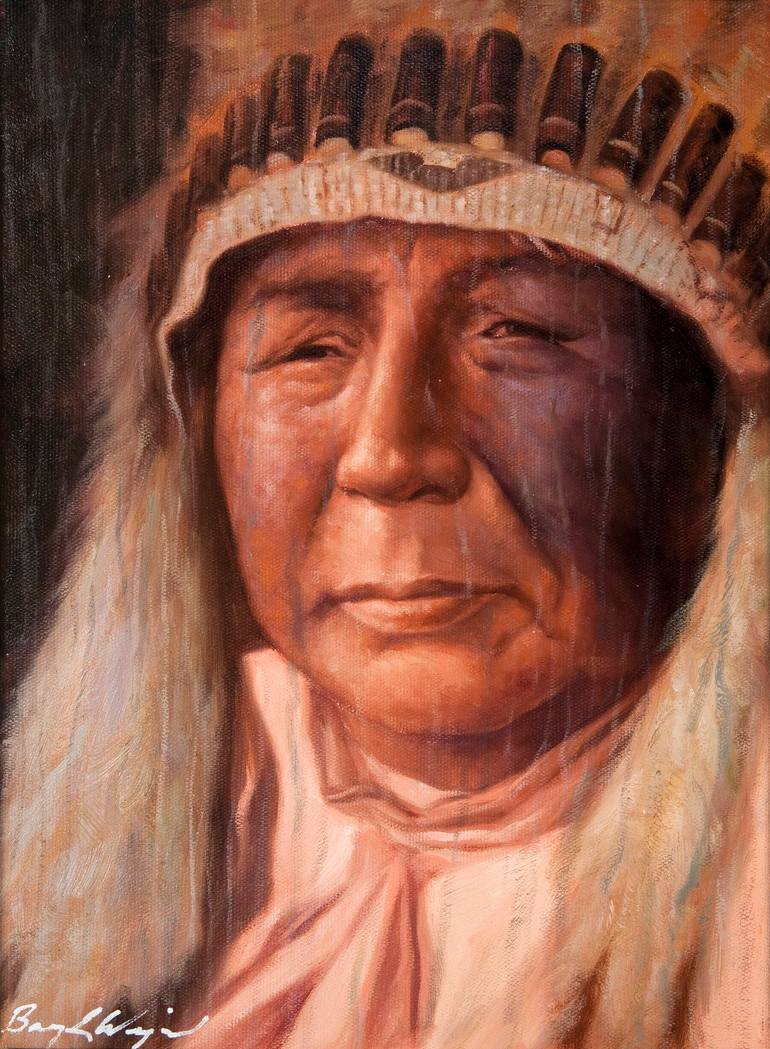 Pipe-Stem-Oto Painting by Barry Wingard | Saatchi Art