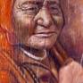 Calf Child-Blackfoot Painting by Barry Wingard | Saatchi Art