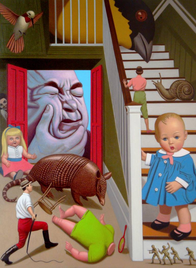 Intruder Painting by Dirk Kortz | Saatchi Art