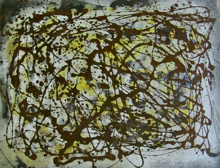 fake Jackson Pollock Painting by JL Kyd | Saatchi Art