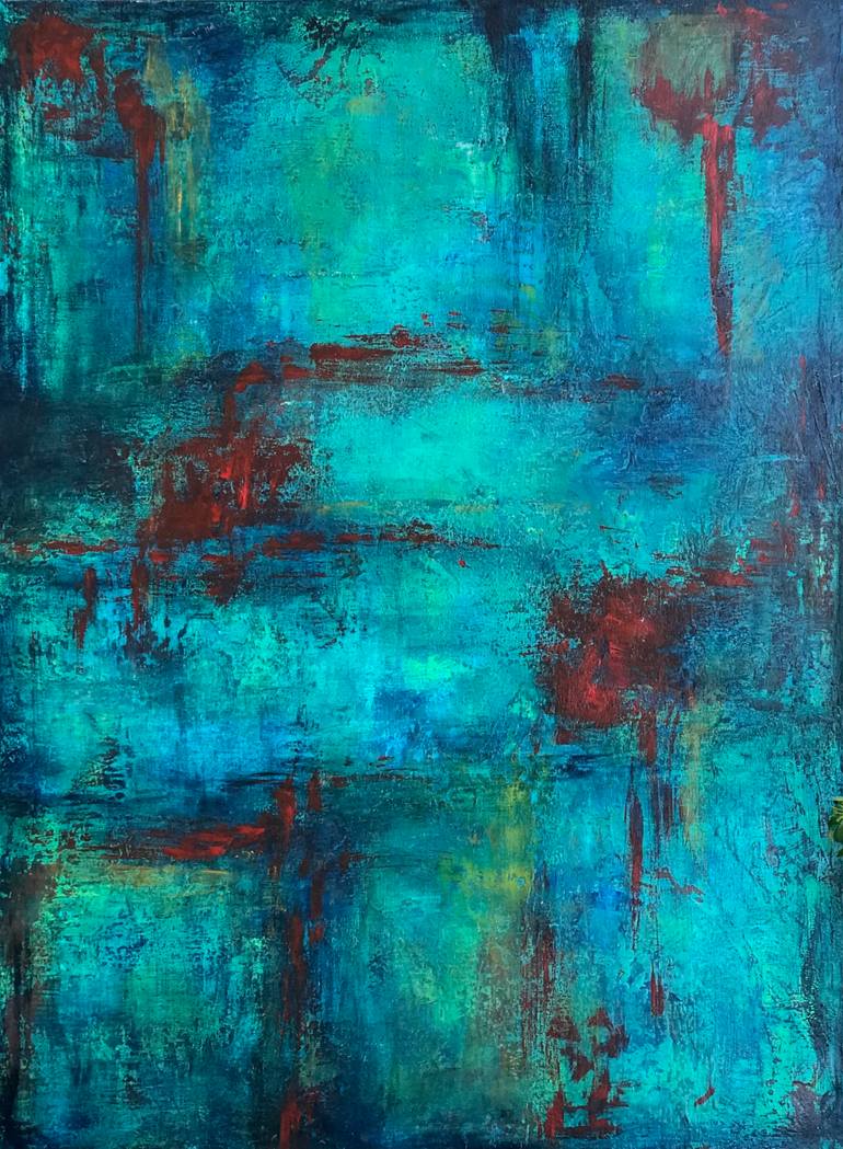 Cosmic Reverie Painting by Donna Murray | Saatchi Art