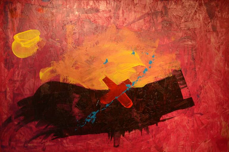 Self Reflection In Solitude Painting by David Anthony Geary | Saatchi Art