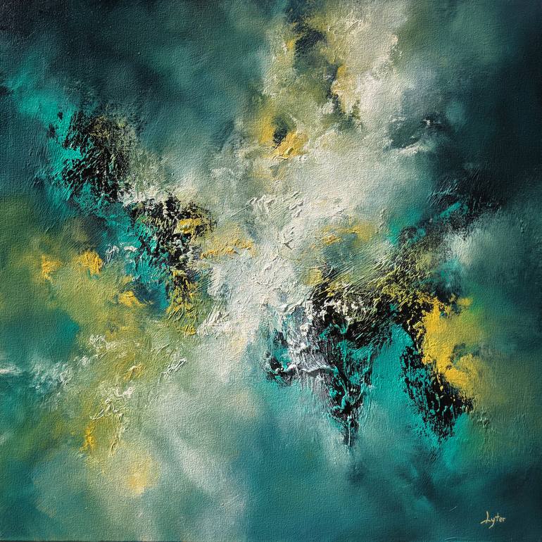 The Waves Of A Turbulent Sea Painting by Christopher Lyter | Saatchi Art