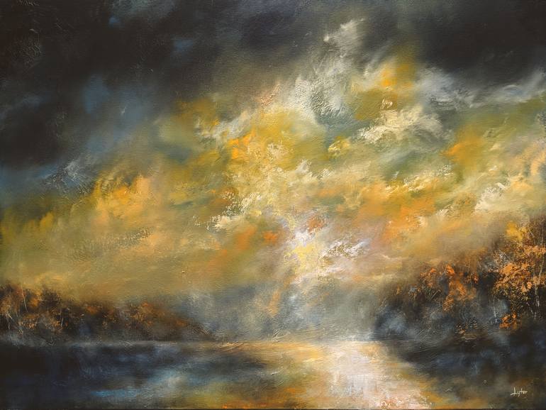 The Waters of the Blue Juniata Painting by Christopher Lyter | Saatchi Art