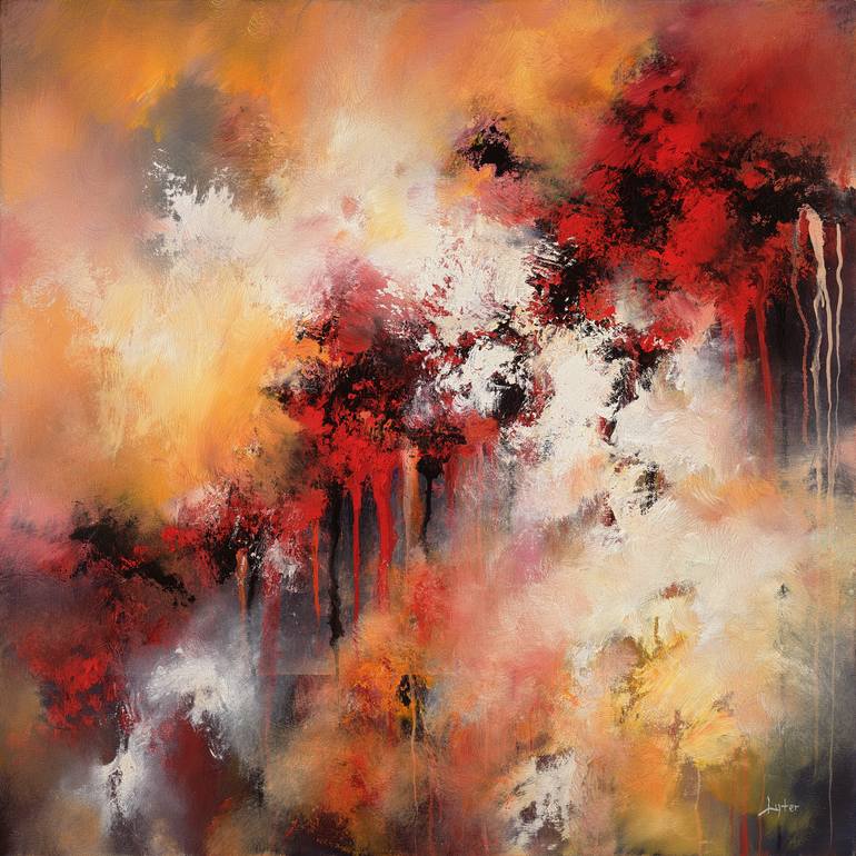 With Flames Of Many Colors Painting by Christopher Lyter | Saatchi Art