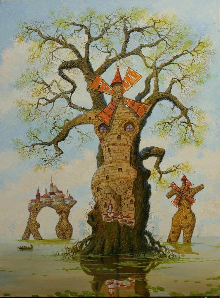 swamp goddess Painting by Kyrylo Bondarenko | Saatchi Art