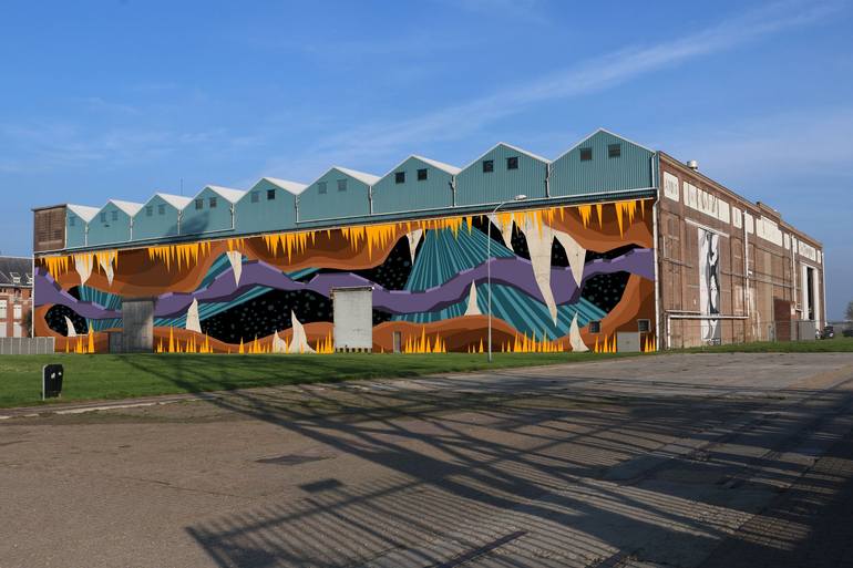 wall painting Painting by Eduard Bezembinder | Saatchi Art