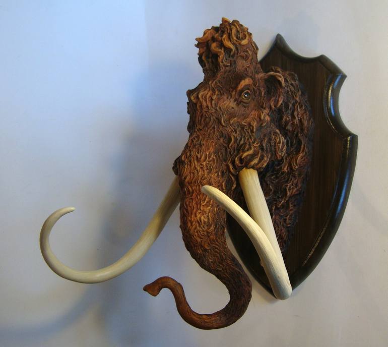 Woolly Mammoth Sculpture by Carl Turner | Saatchi Art