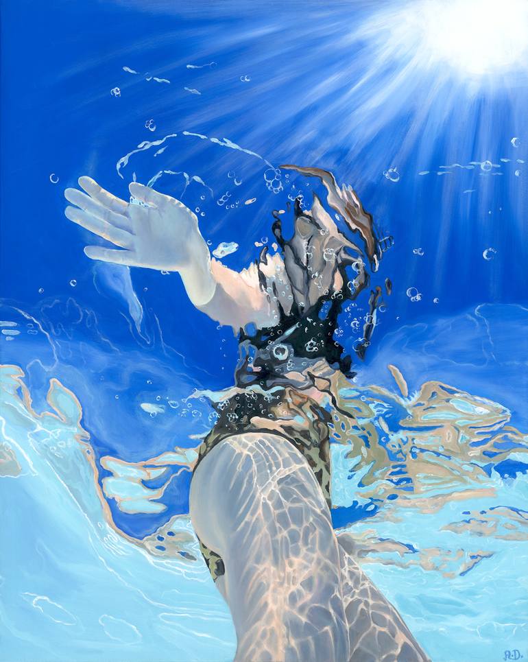 Through the Looking Glass Painting by Amy Devlin | Saatchi Art