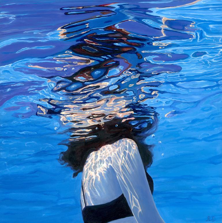 Underneath Painting by Amy Devlin | Saatchi Art