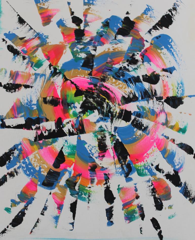Color Blast 2 Painting by Anna Magana | Saatchi Art
